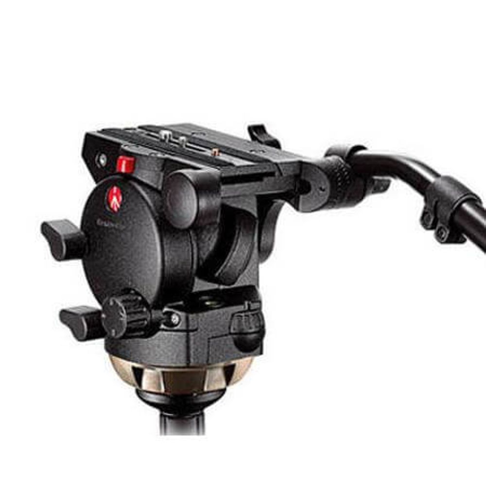 Cabeça de Tripé Manfrotto MFR-519 Hidráulica - eMania Foto e Video