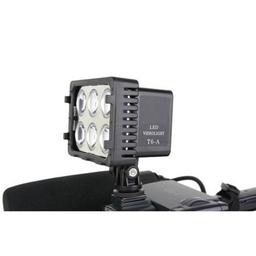 Iluminador Sun Gun de 6 Super Leds - eMania Foto e Video