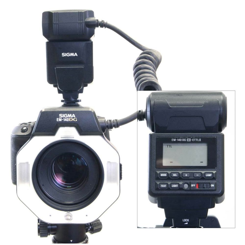 Flash Circular Sigma EM-140 DG Nikon - eMania Foto e Video