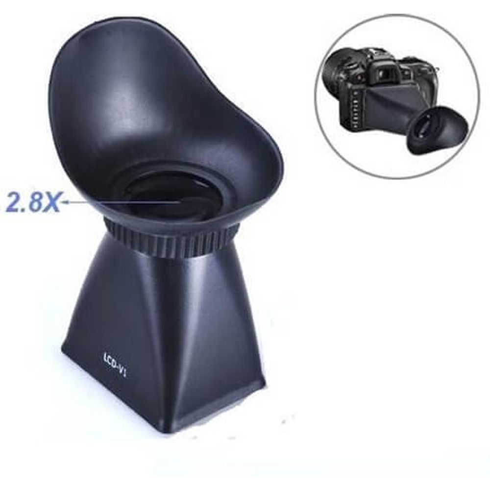 Viewfinder Visor de LCD para Câmeras Canon e Nikon - eMania Foto e Video