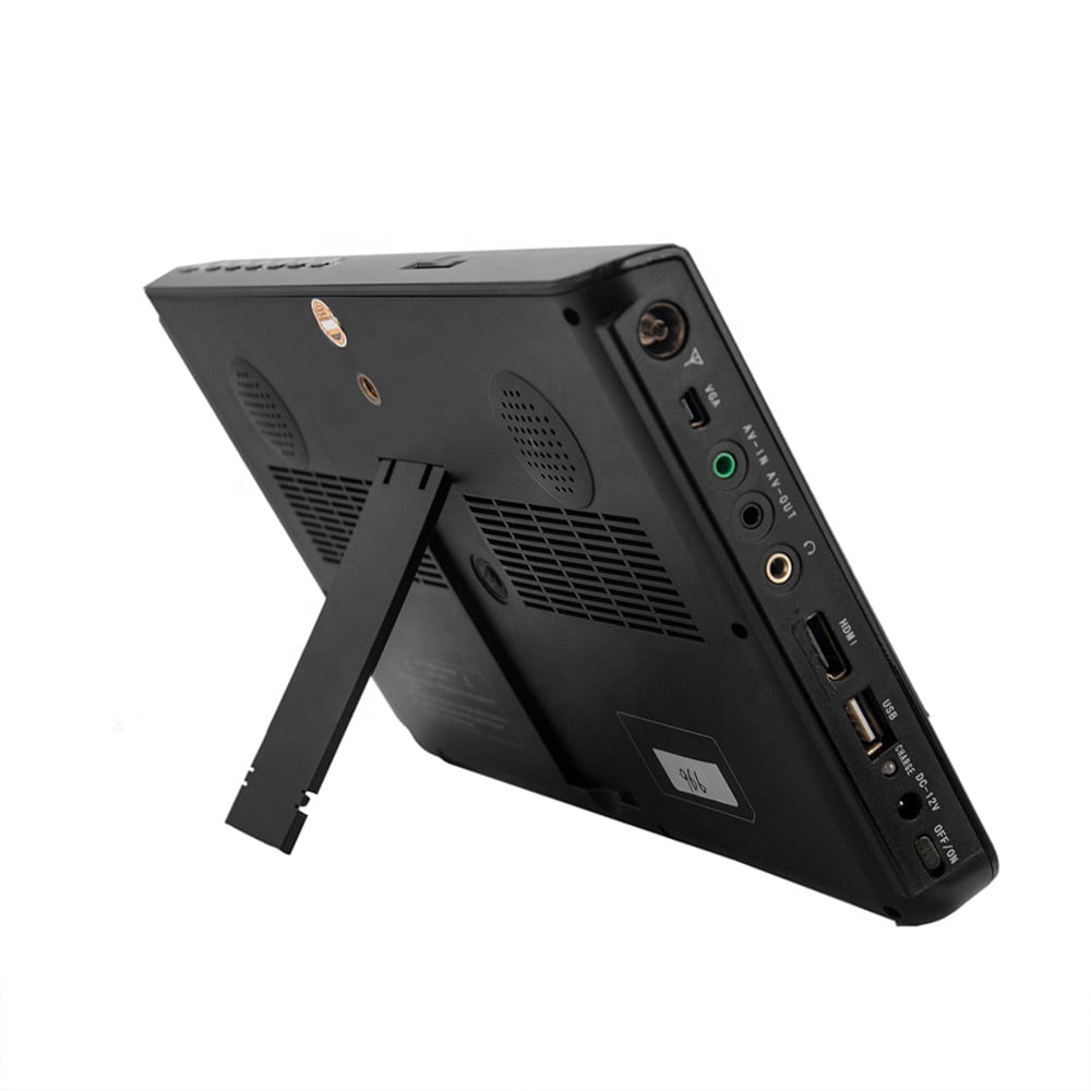 Monitor Multimídia de 9" LCD, TV, HDMI, VGA, AV e USB com Controle ...