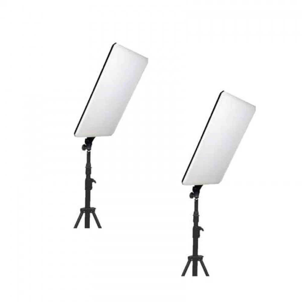 Iluminador LED Slim Pad Light Bi-Color - eMania Foto e Video