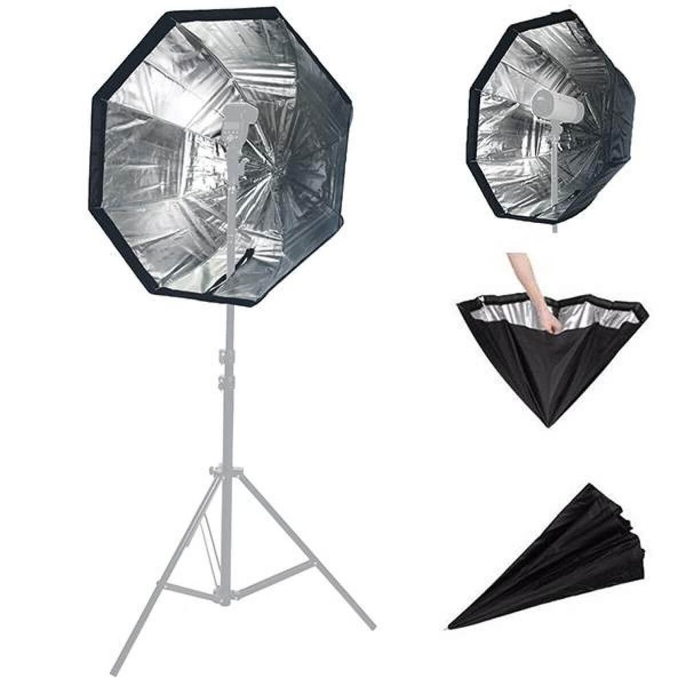 Octabox para Flash Speedlite 80cm de Instalação Rápida - eMania Foto e ...