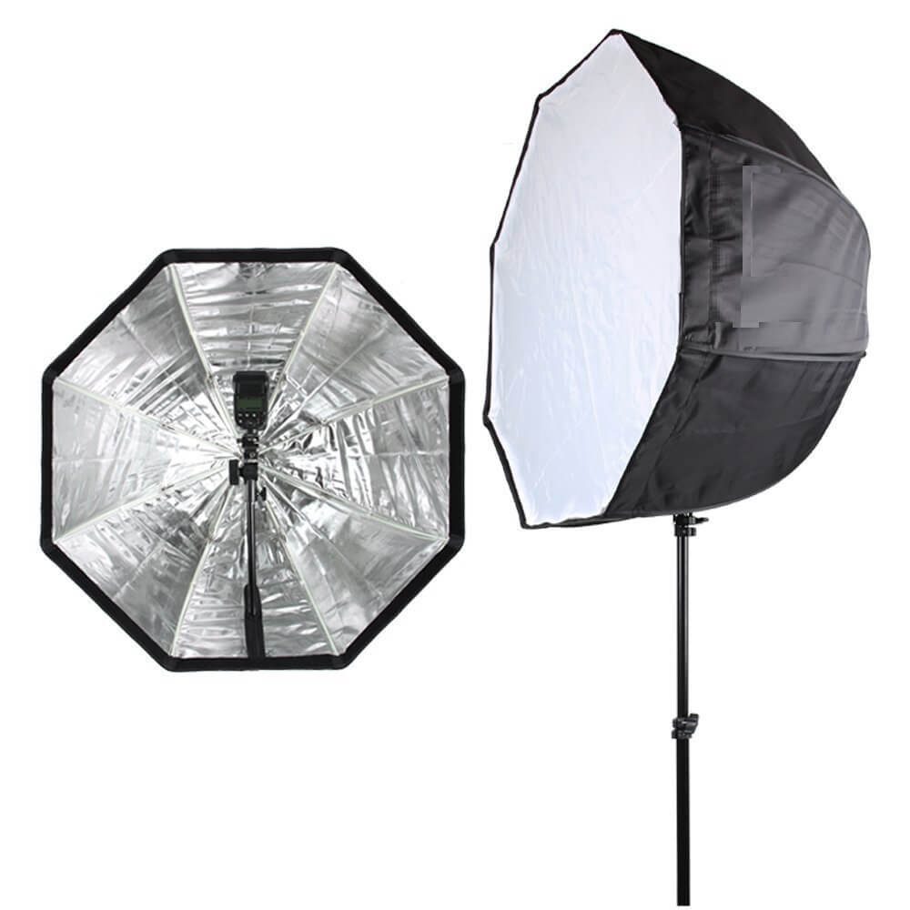 Octabox para Flash Speedlite 80cm de Instalação Rápida - eMania Foto e ...