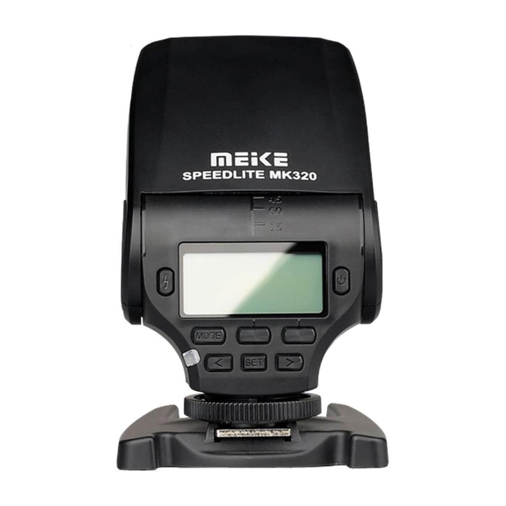 Flash Meike Mk320 e-TTL para Canon - eMania Foto e Video
