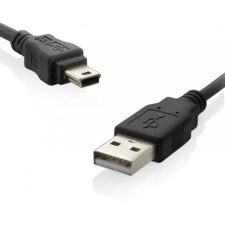 Cabo USB e Mini USB 5 PIN para Canon - eMania Foto e Video