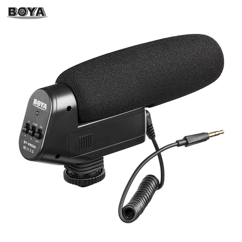 Microfone Shotgun Boya By-vm600 - WorldView