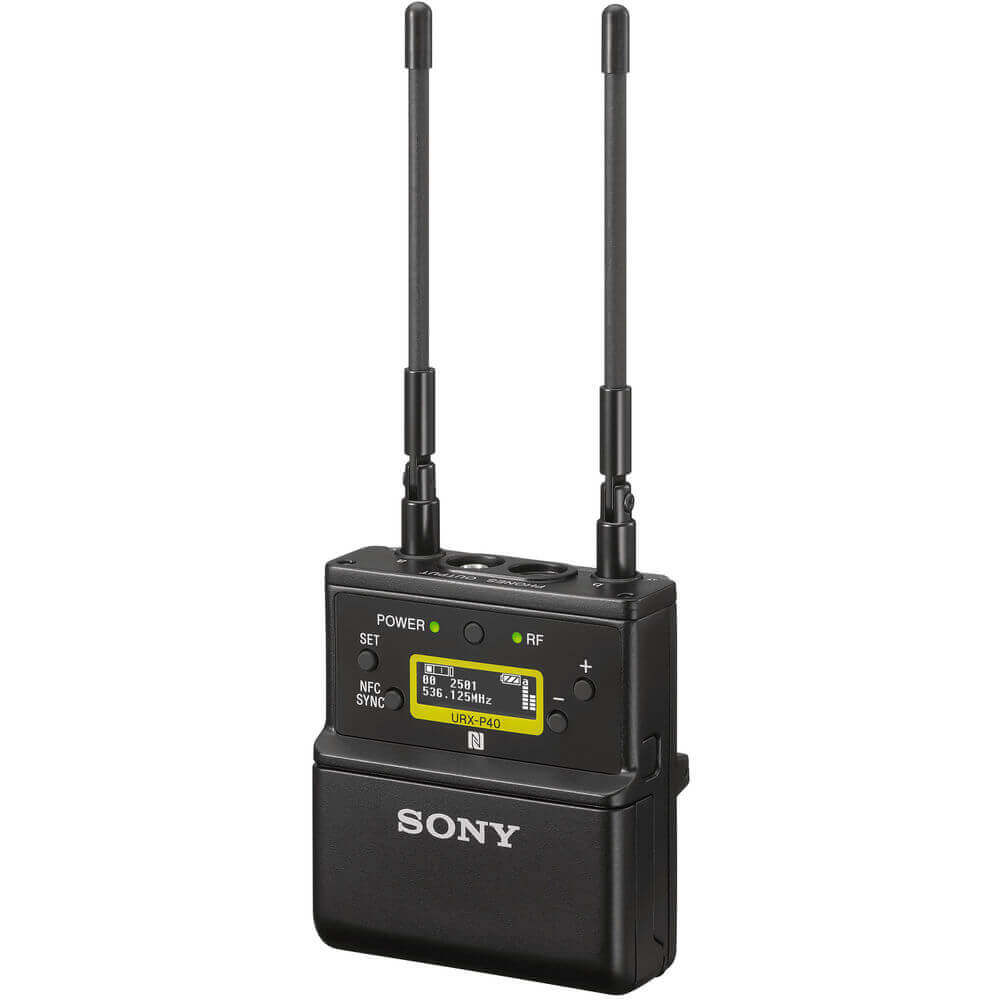 Sistema Wireless Sony UWP-D26 Lapela Sem Fio 2 Transmissores - eMania Foto e Video