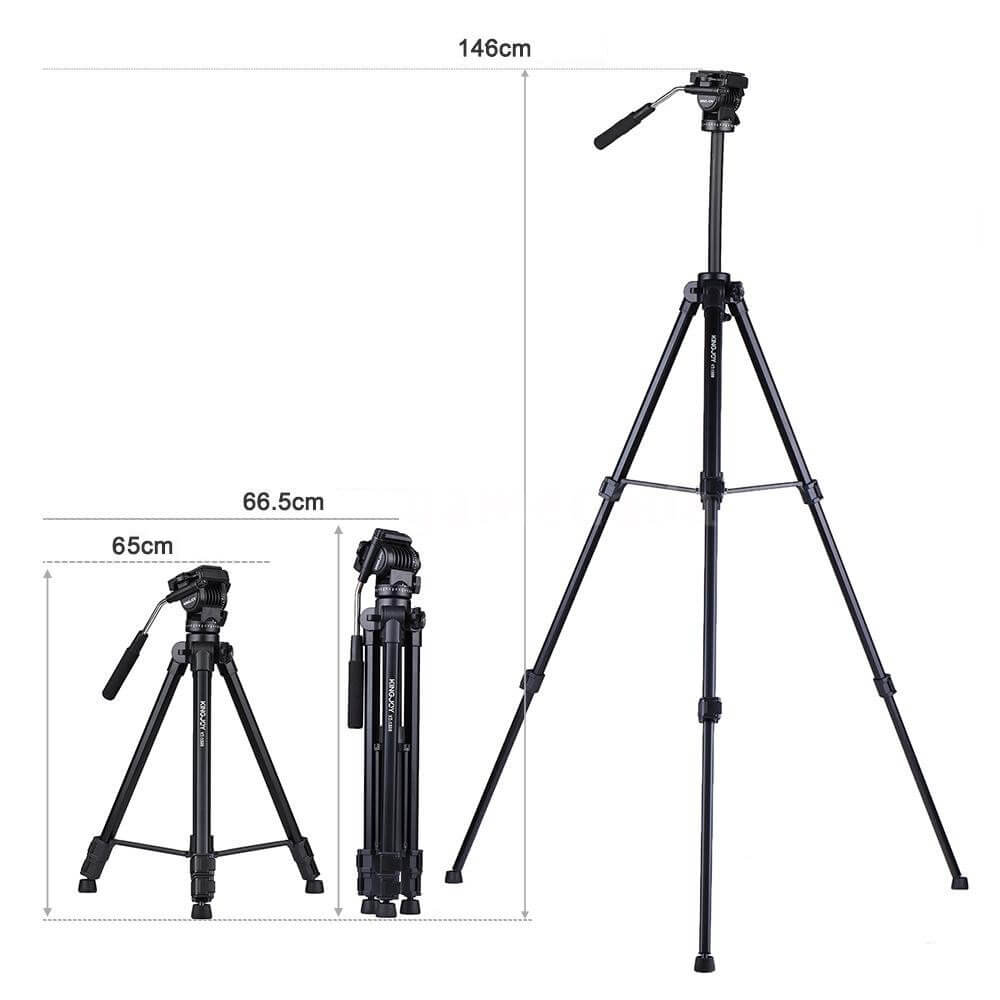 Tripé Profissional 8452 e Cabeça Semi-Hidráulica Panorâmica - eMania ...