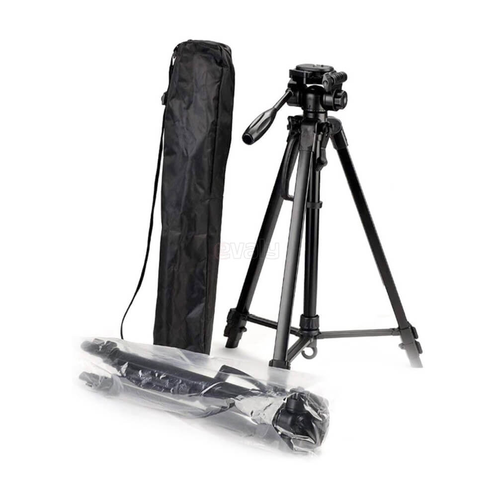 Tripé CompactoTR472 com Cabeça 3 vias 1.70m - eMania Foto e Video