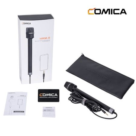 Microfone Repórter Comica Audio HRM-S para SmartPhones - eMania Foto e ...