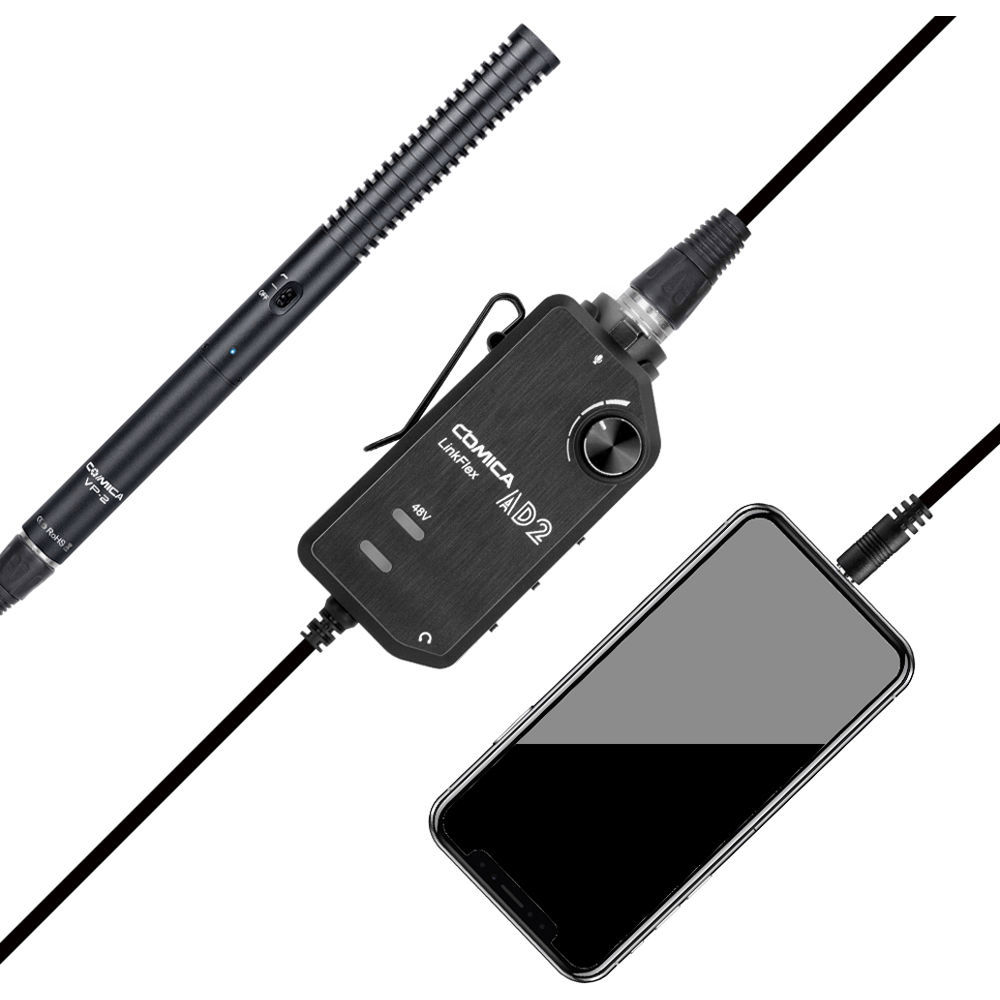 Interface de Áudio XLR Comica LinkFlex AD2 - WorldView