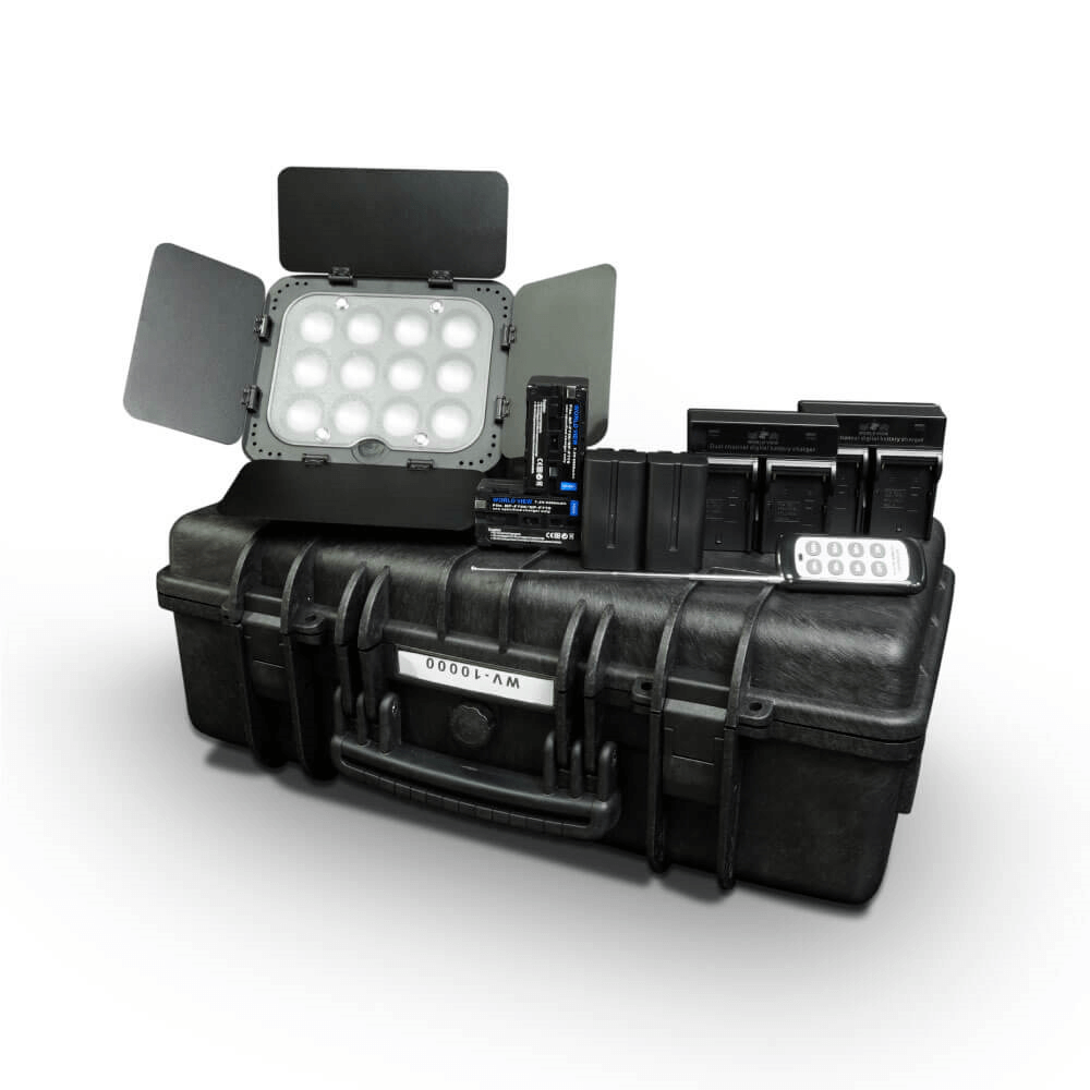 Kit Premium Iluminador 12 Super LEDs - WorldView