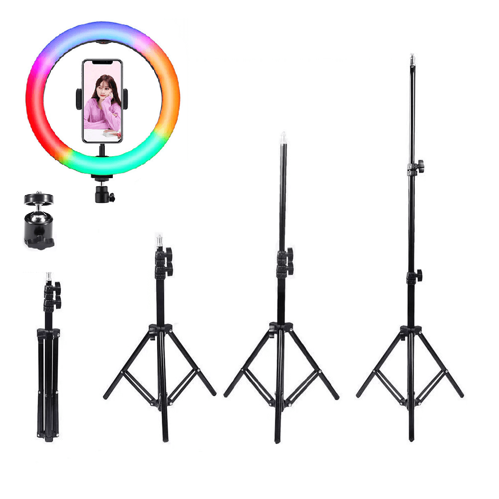 Ring Ligh Led Circular 10" MJ26 RGB de 25W - eMania Foto e Video