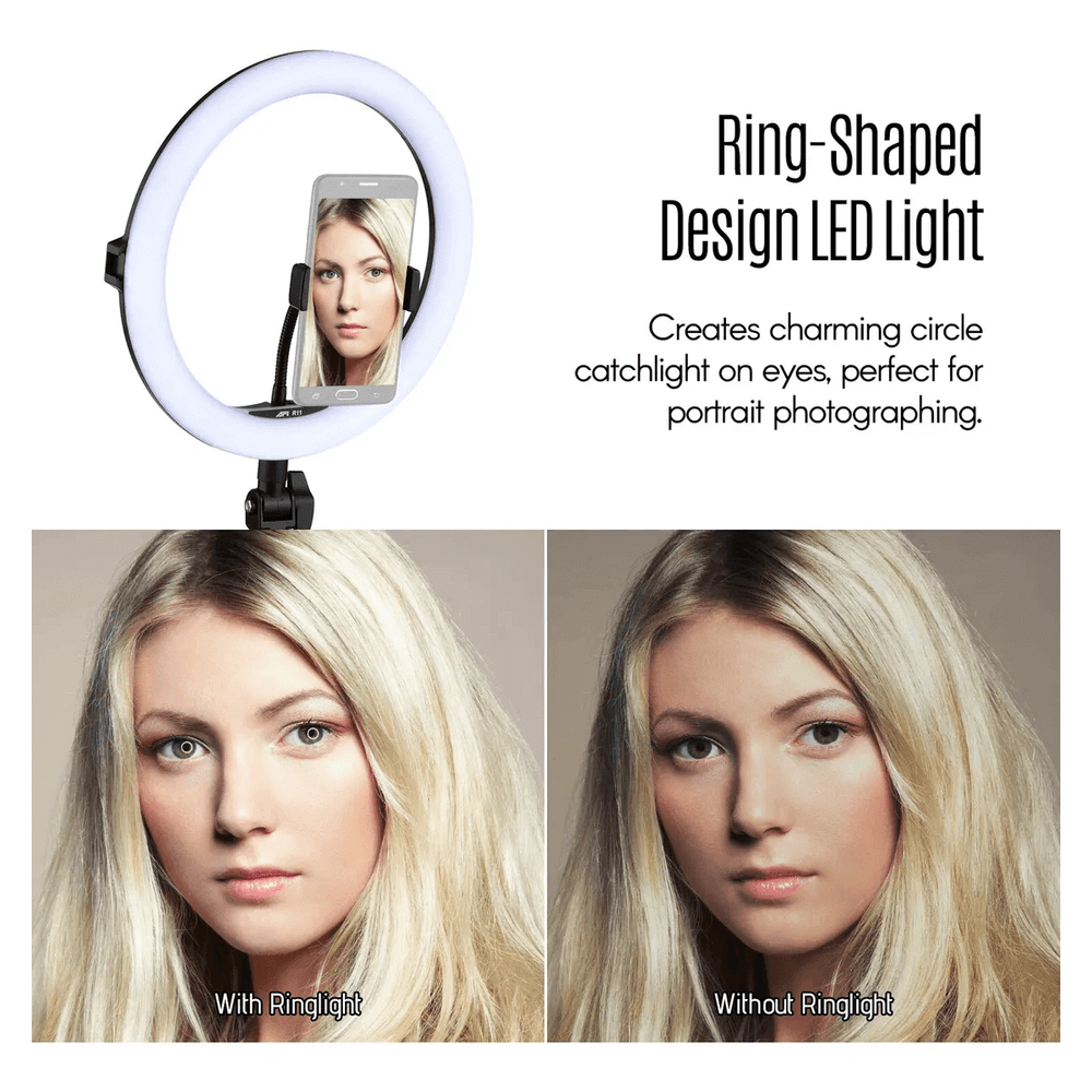 Led Ring Light AFI R11 28cm com Controle - WorldView