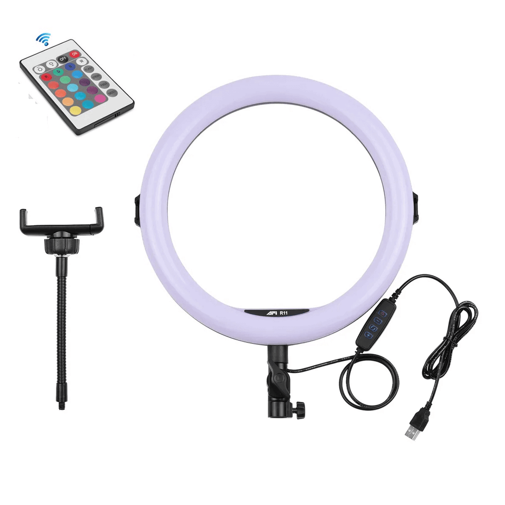 Led Ring Light AFI R11 28cm com Controle - WorldView