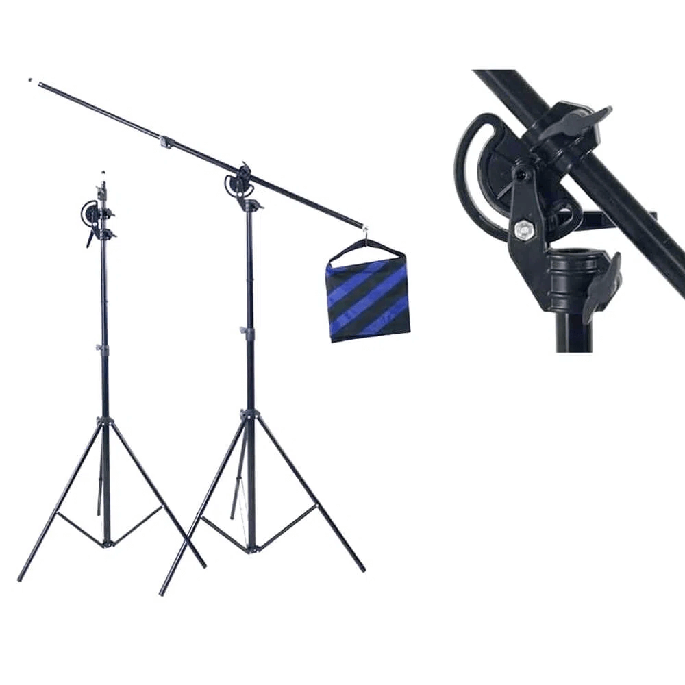 Tripé de Iluminação Girafa 2 em 1 - eMania Foto e Video