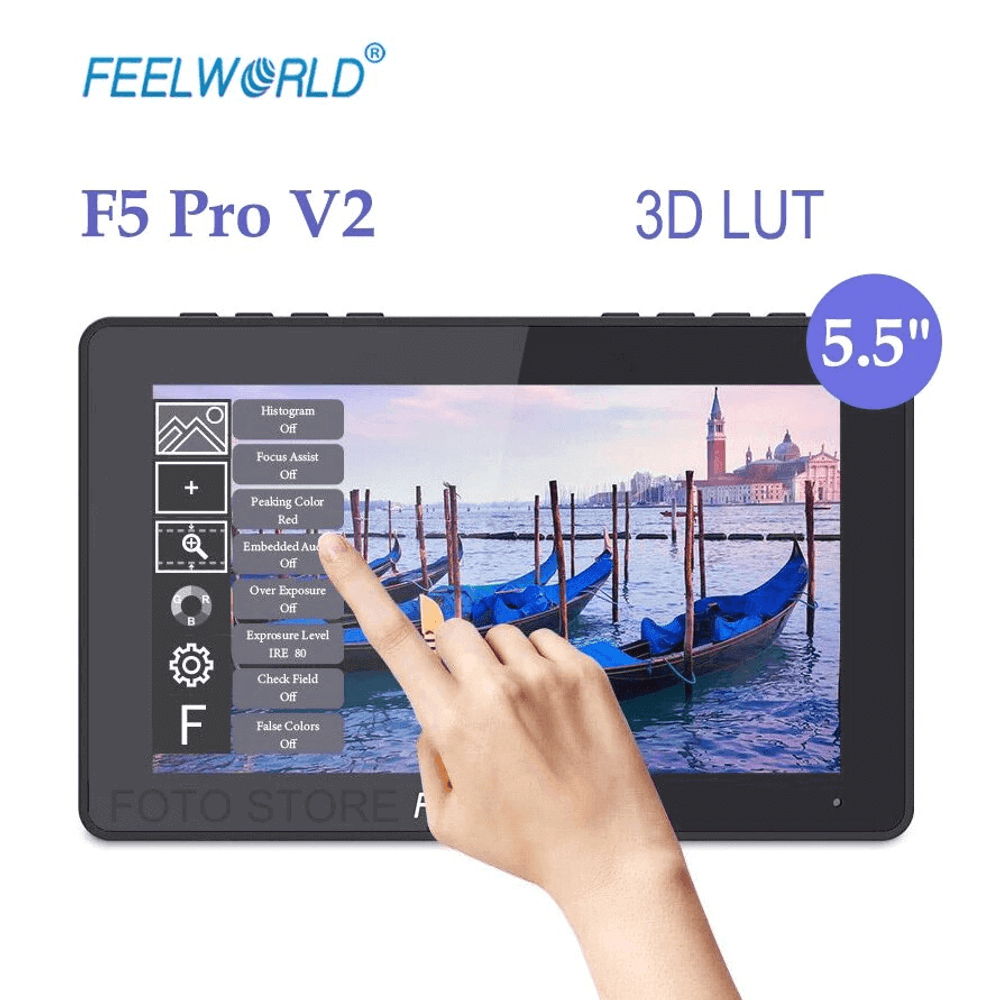 Monitor Field 5.5" FeelWorld F5 Pro V2 4K - WorldView