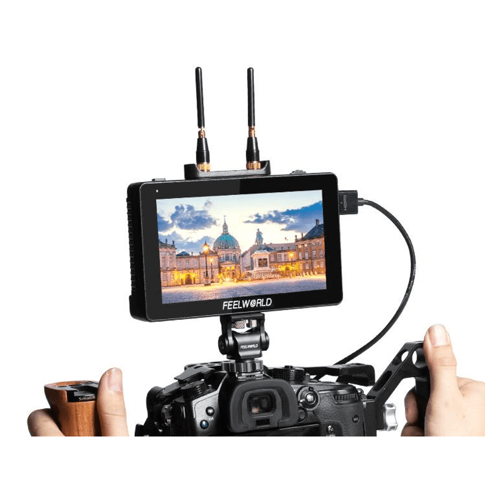 Kit 2x Monitores FeelWorld FR6 FT6 Wireless - WorldView
