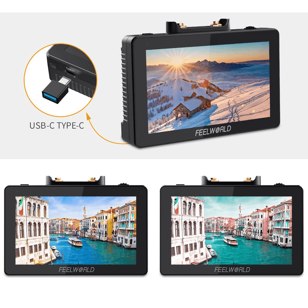 Kit 2x Monitores FeelWorld FR6 FT6 Wireless - WorldView