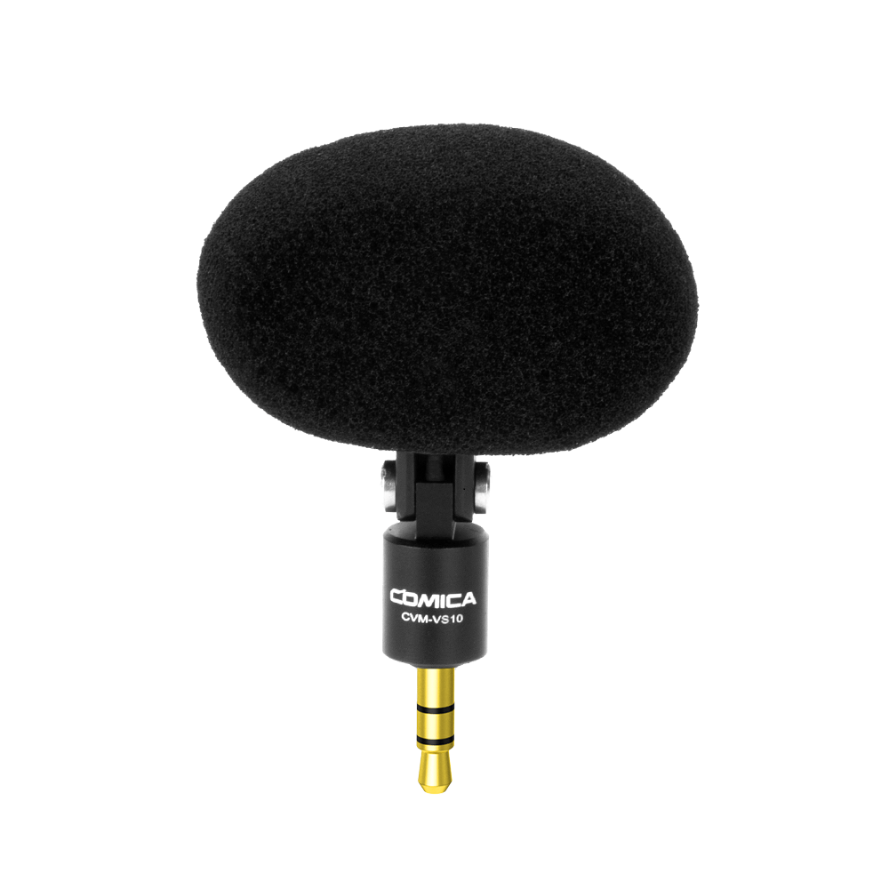 Mini Microfone Comica CVM-VS10 Estéreo - WorldView