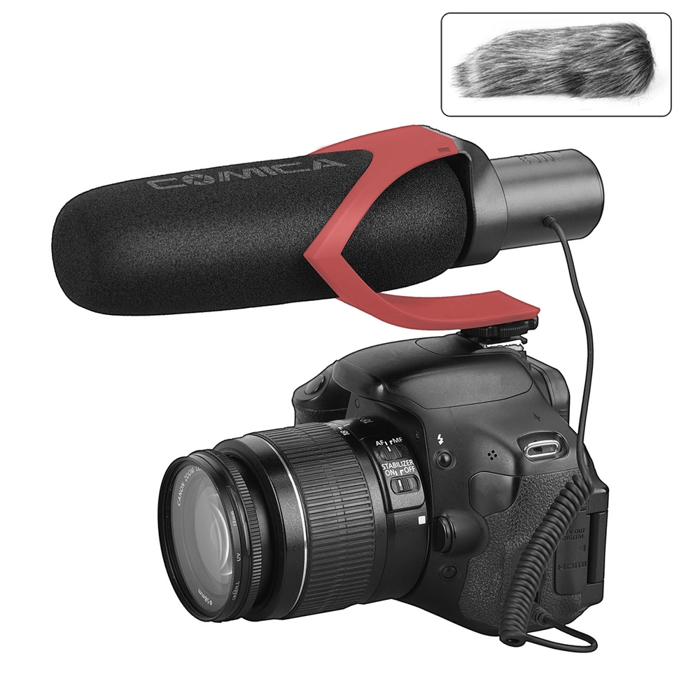 Microfone Shotgun Comica CVM-V30 Pro R - eMania Foto e Video