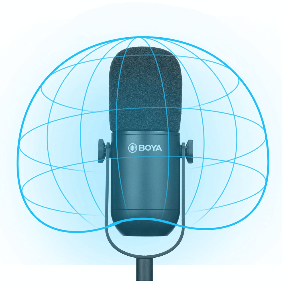 Microfone Boya BY-DM500 XLR para Podcast - eMania Foto e Video