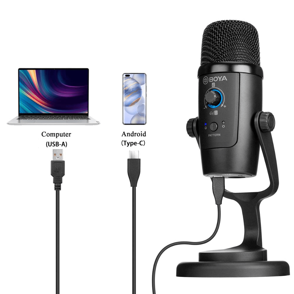 Microfone Boya BY-PM500 usb - WorldView