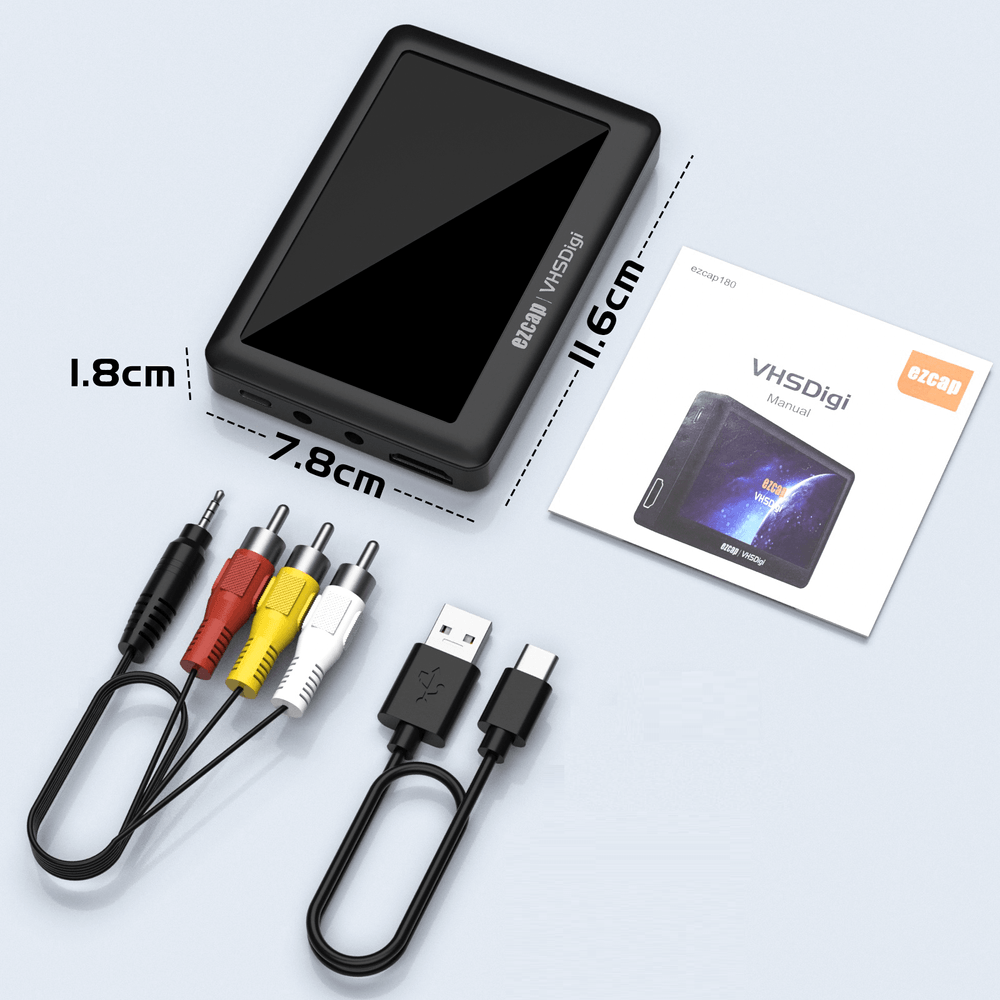 Conversor Ezcap180 VHSDigi Vídeo Analógico para Digital - eMania Foto e ...