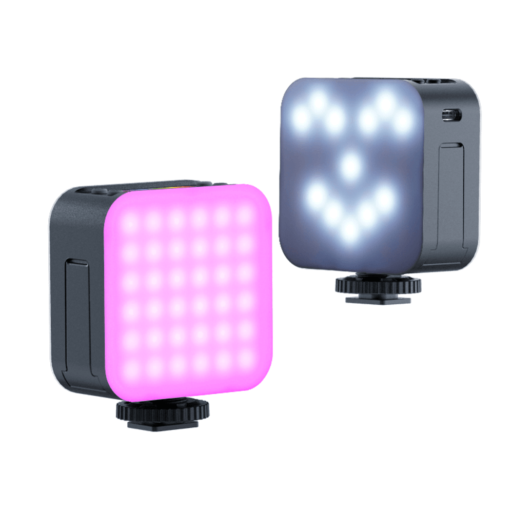 Iluminador LED Mamen D02 Double Side RGB Bi-Color - WorldView
