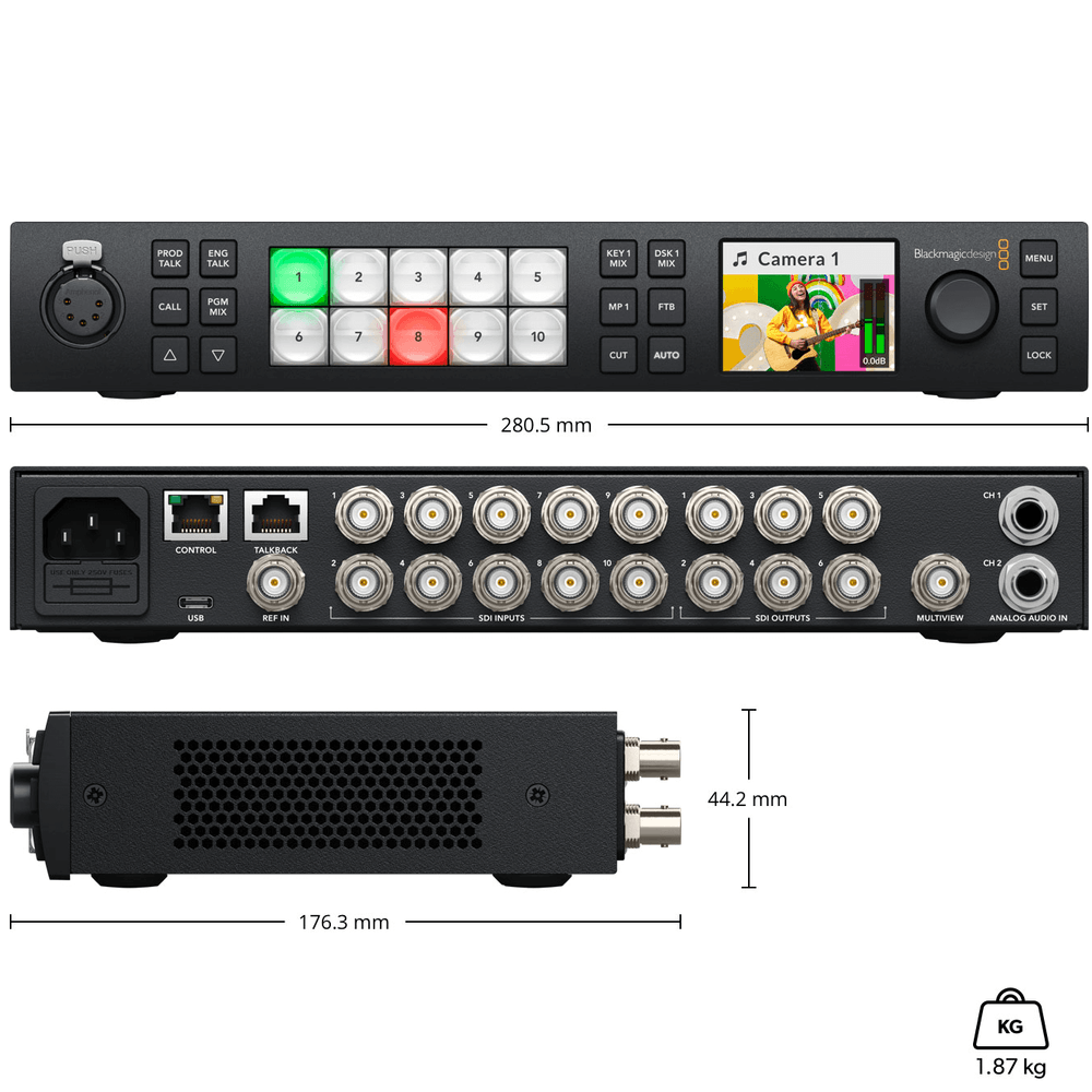 Switcher Blackmagic Design ATEM 1 M/E Constellation HD - WorldView