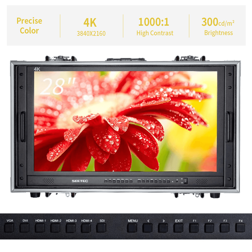 Monitor FeelWorld 4K280-9HSD-SCH-CO 4K SDI HDMI Conversor - WorldView