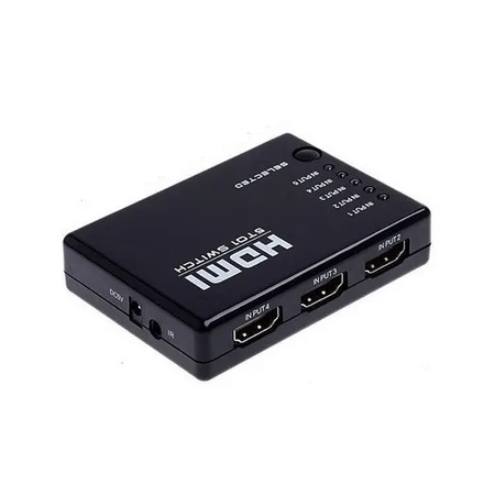 Mini HUB Switch HDMI 5x1 Full HD - eMania Foto e Video