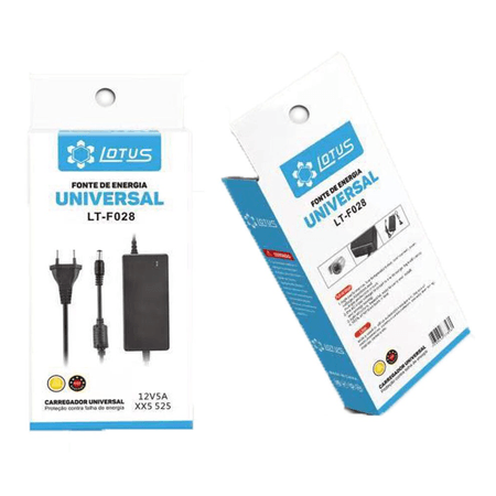 Fonte AC LT-F028 para Iluminadores LED Bivolt - eMania Foto e Video