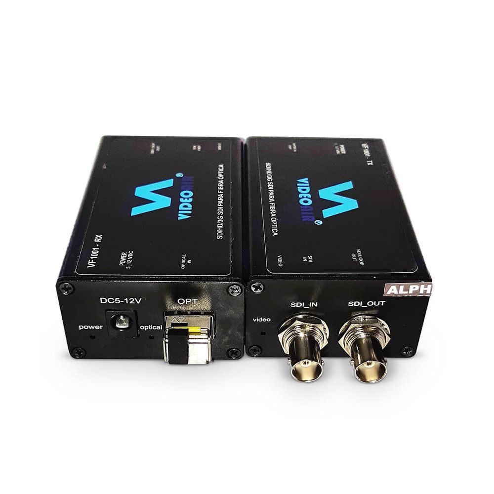 Conversor Extensor Fibra Óptica VideoAir VF-1001 - WorldView