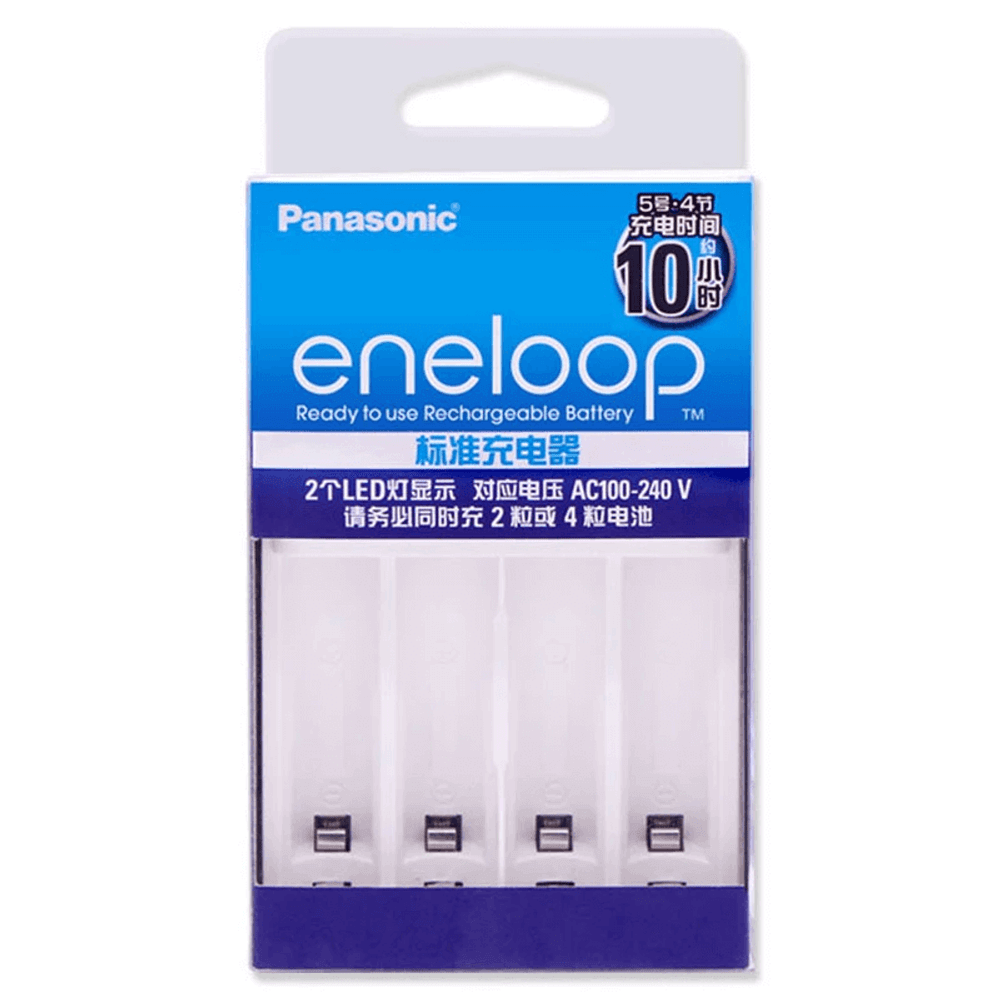 Kit Carregador Panasonic Eneloop Pilhascom 4x Pilhas Aa Worldview