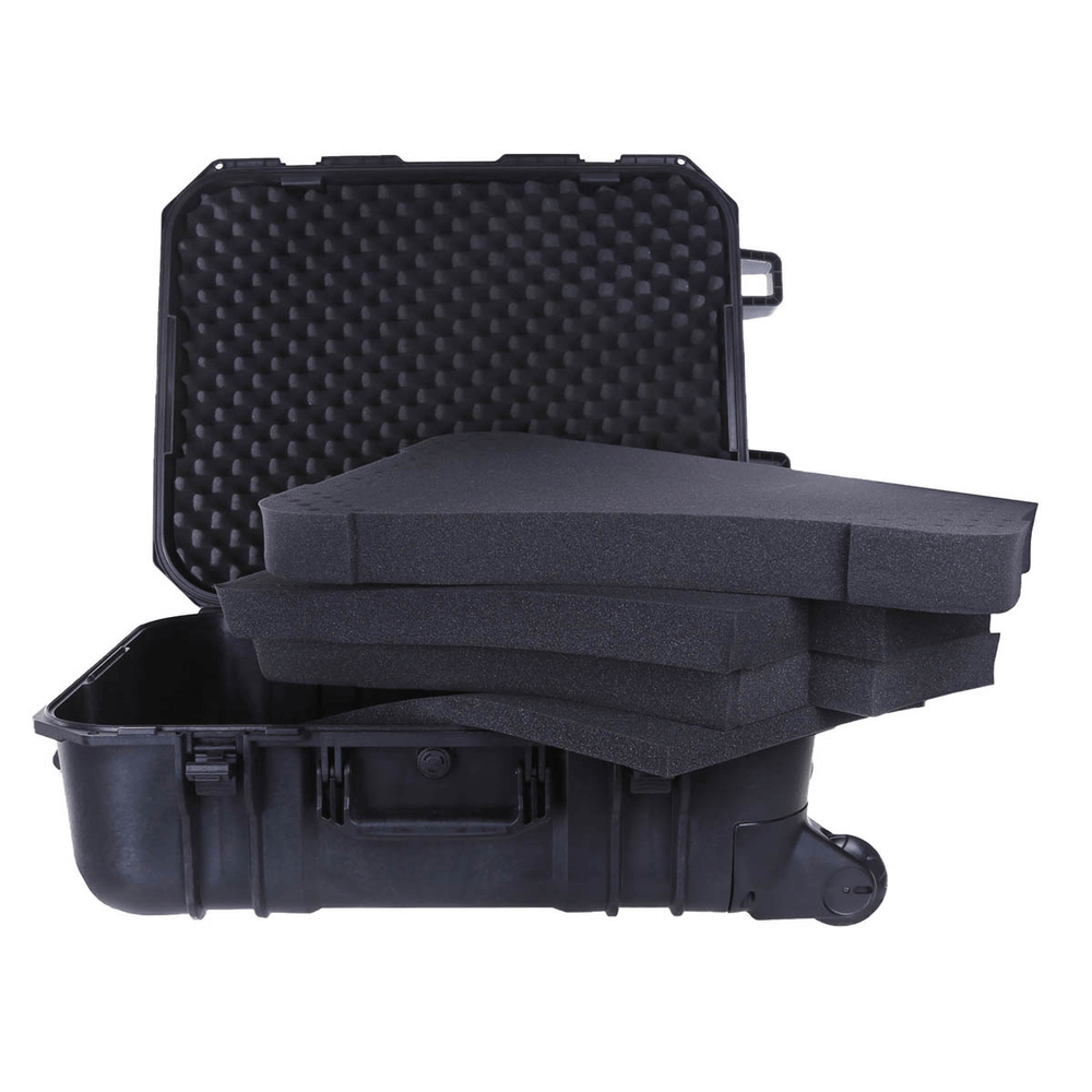 Hard Case 78x59x34cm com Espuma e Rodas - eMania Foto e Video