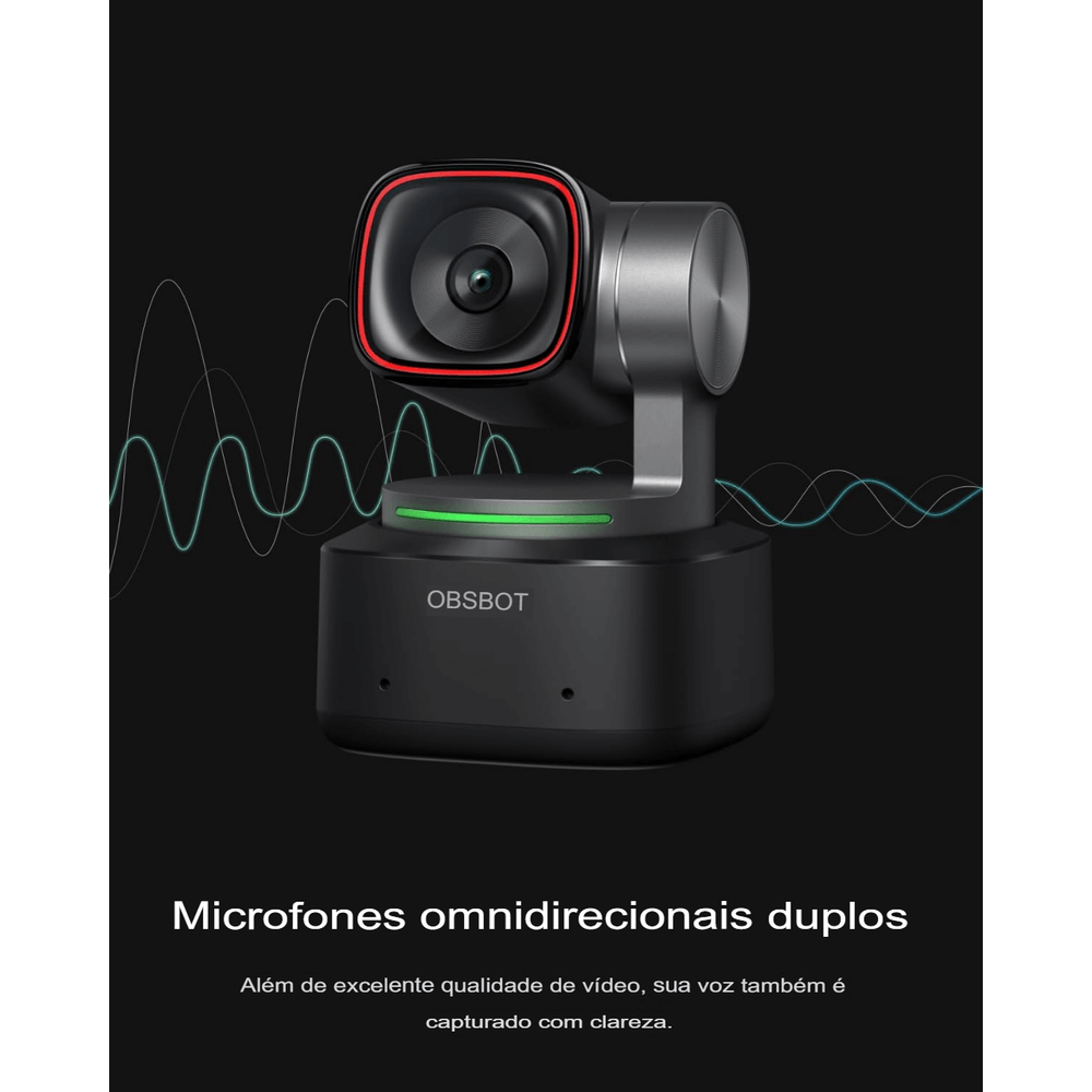 OBSBOT Tiny 2 AI-Powered PTZ 4K Webcam - eMania Foto e Video