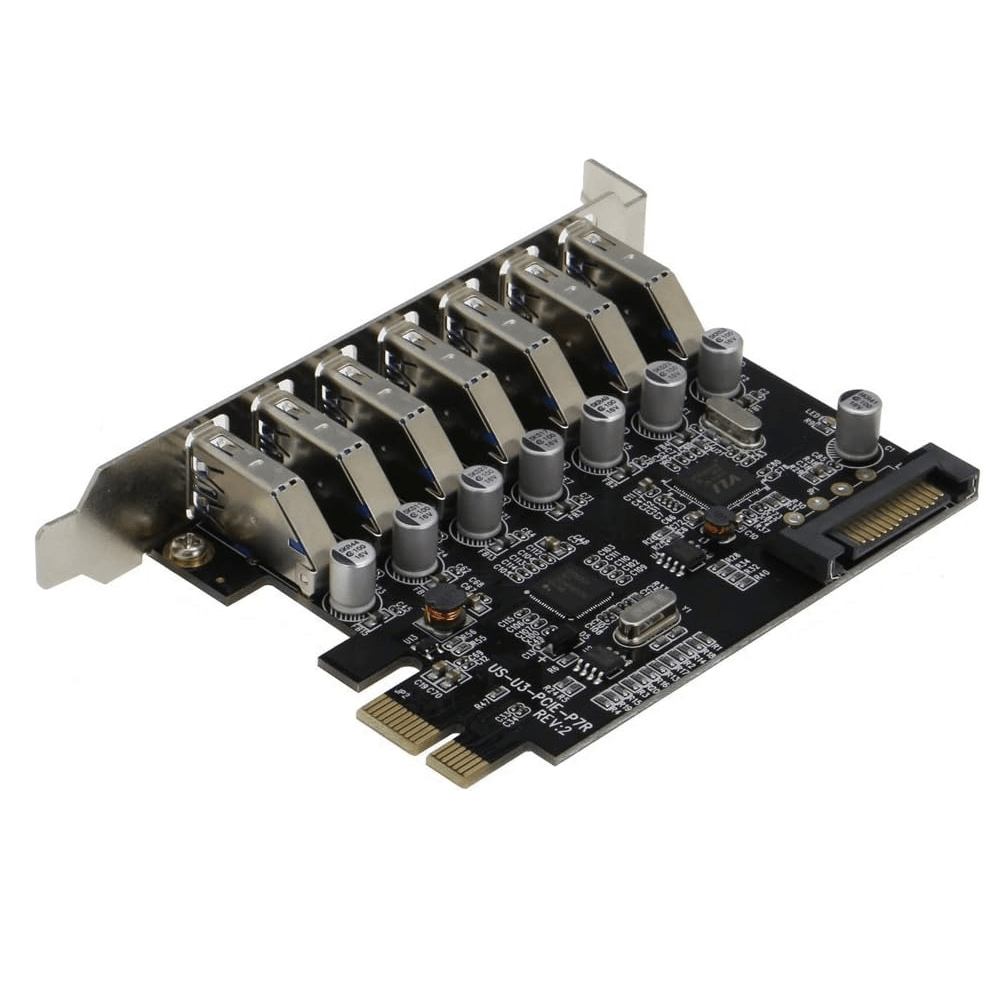 Placa PCI Express 7x Usb 3.0 - WorldView