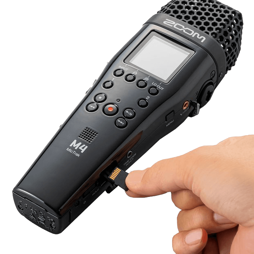 Gravador Zoom M4 MicTrak Estéreo X/Y - eMania Foto e Video