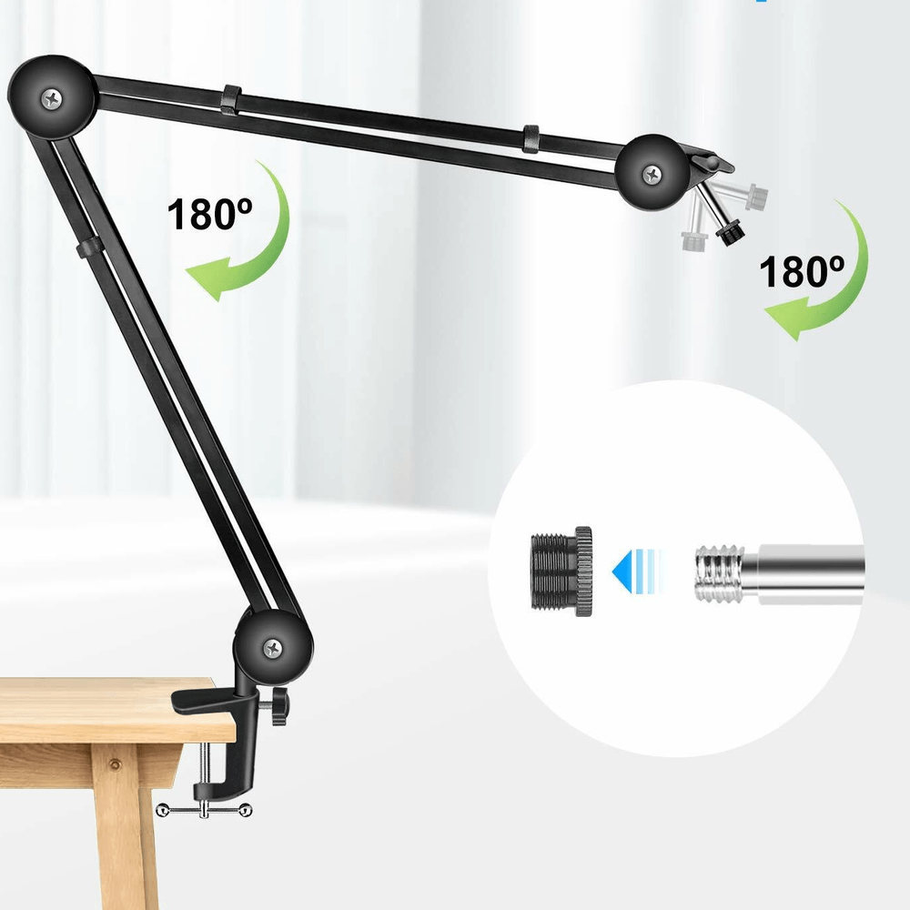 Suporte Articulado Microfones AK-36 - eMania Foto e Video