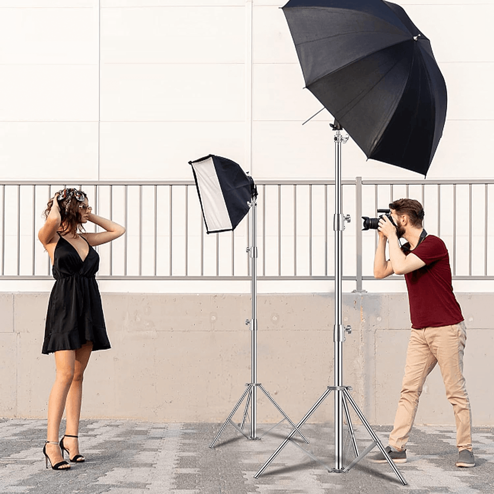 Tripé de Iluminação SL280 Aço Inox - eMania Foto e Video