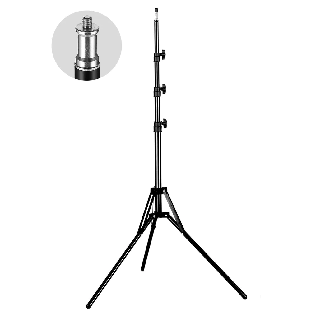 Tripé Light Stand Easy Perna Reversa (1.85m) - eMania Foto e Video