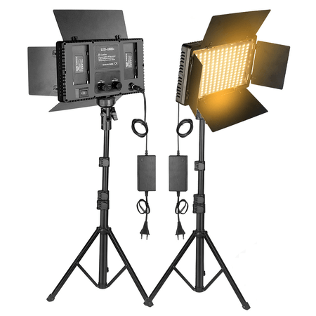 Painel Iluminador Led LED-U800+ BiColor - eMania Foto e Video