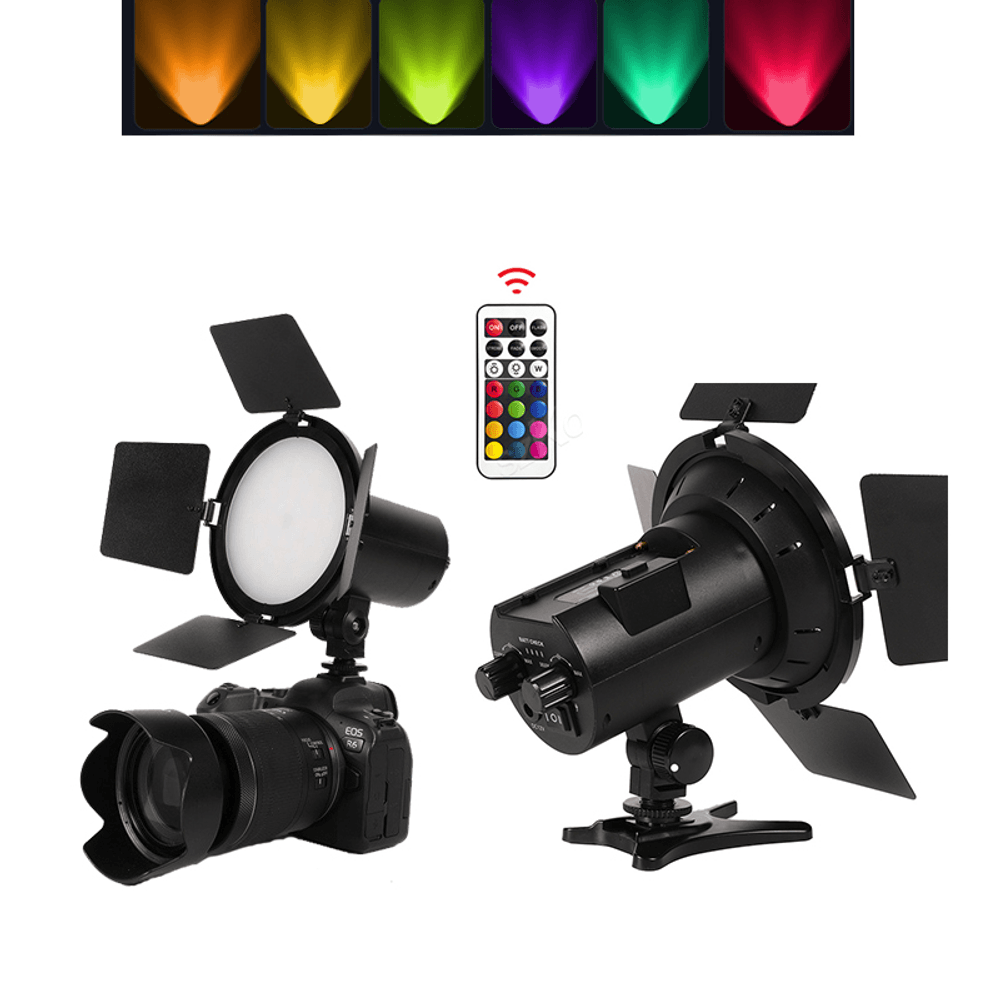 Iluminador LED Equifoto JSL-216 RGB 12W - eMania Foto e Video