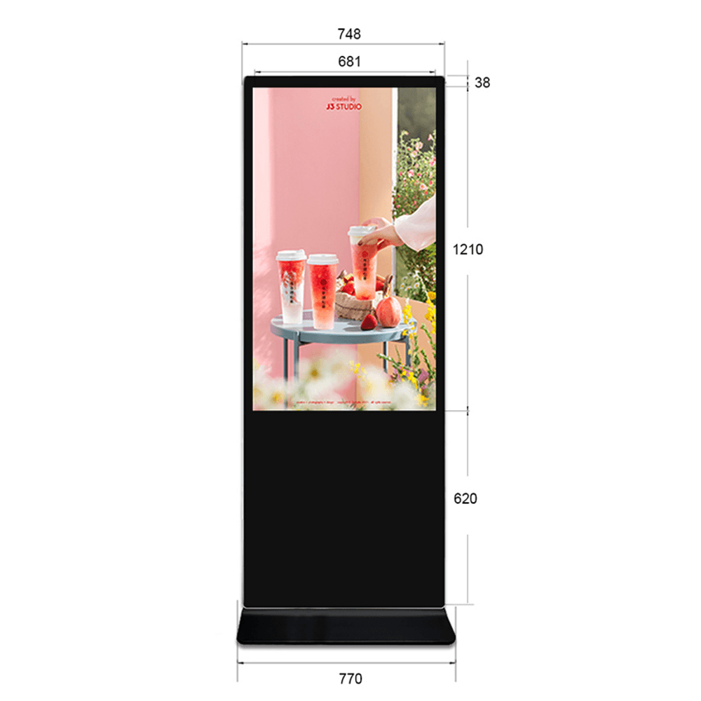 Totem Digital LCD 55" Touchscreen Slim Windows - WorldView