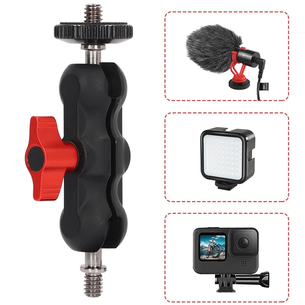 Braçadeira Alicate Clamps com Cabeça Esférica Ball - eMania Foto e Video