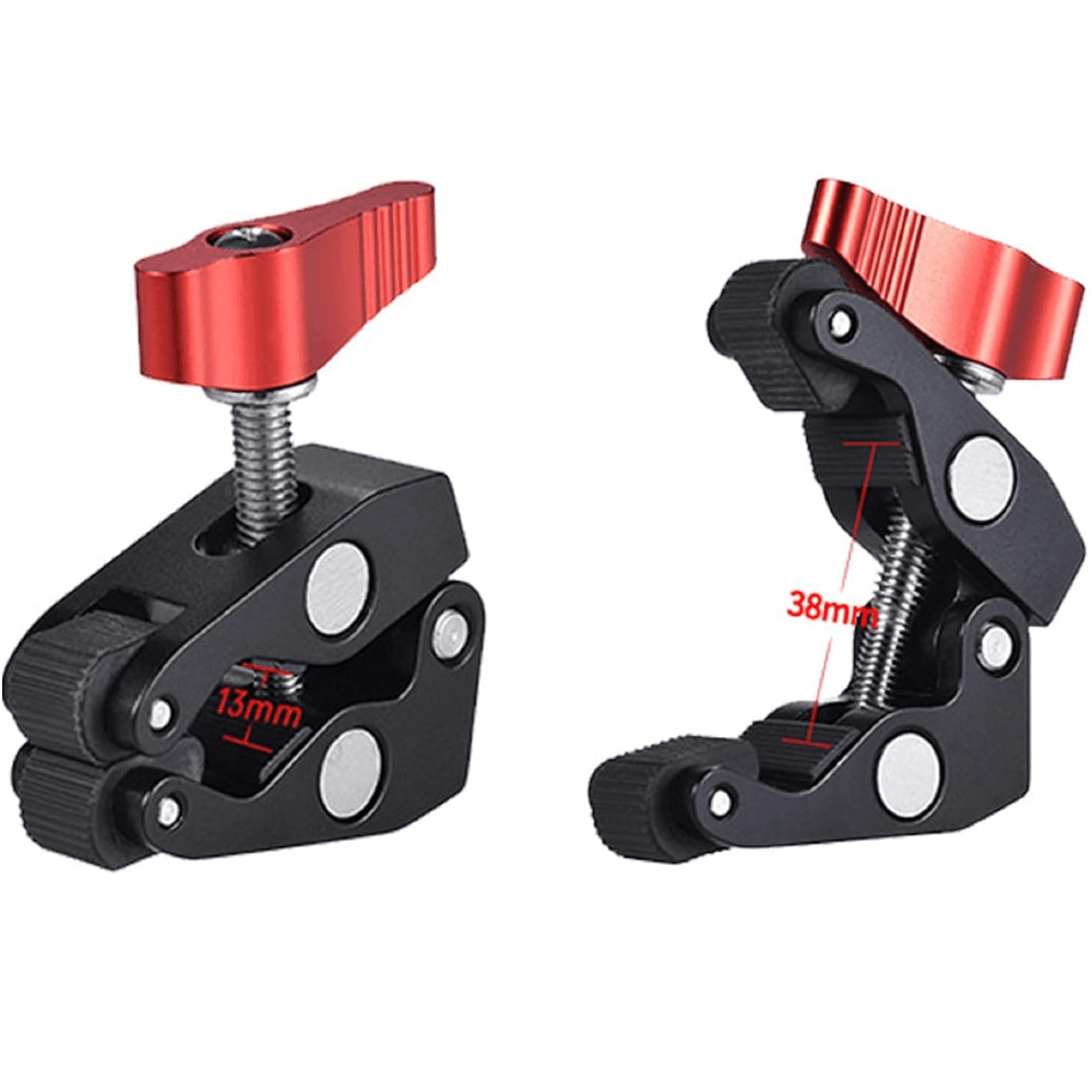 Braçadeira Alicate Clamps com Cabeça Esférica Ball - eMania Foto e Video