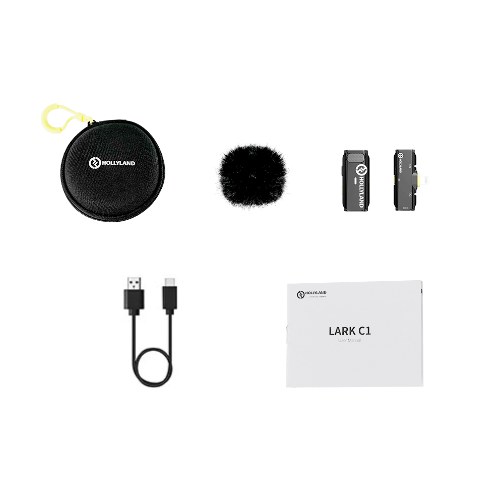 Hollyland LARK C1 SOLO Wireless Lightning IOS - WorldView