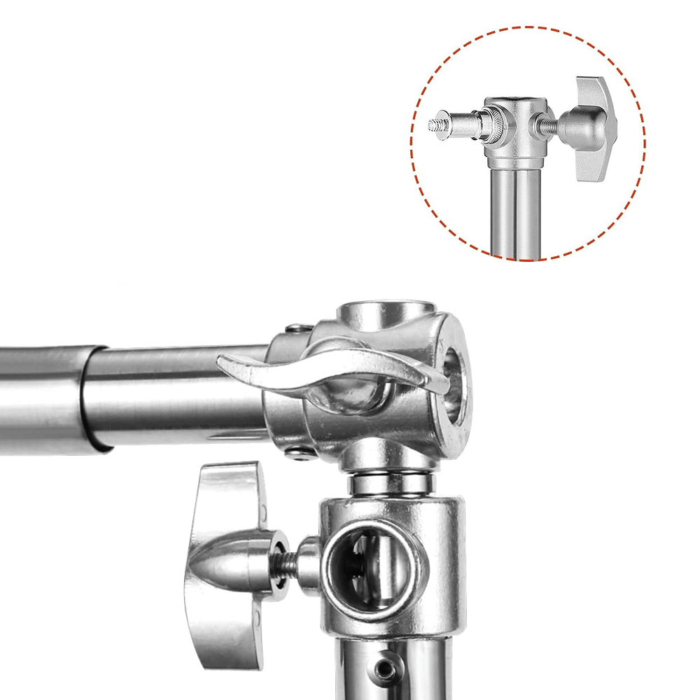 Barra Retrátil Telescópica Cross Bar 1 Metro - eMania Foto e Video